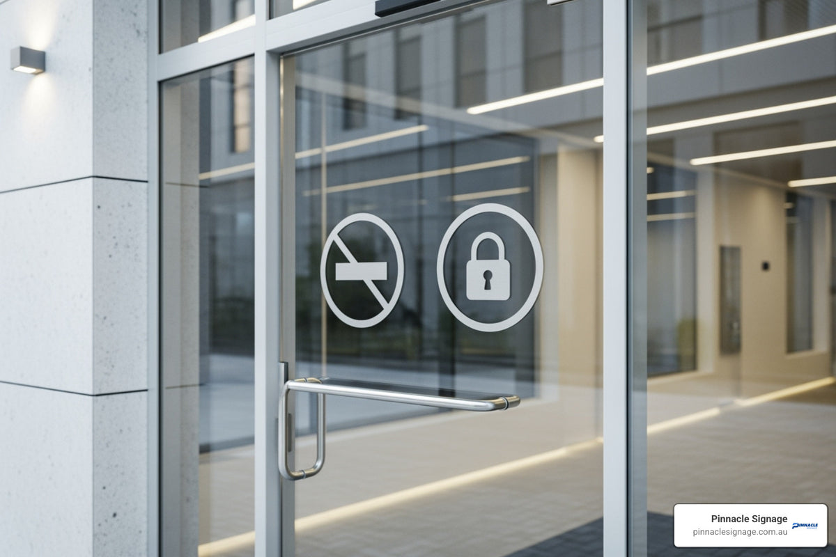 Beyond the Barricade: Decoding Access Control Door Signage — Pinnacle ...