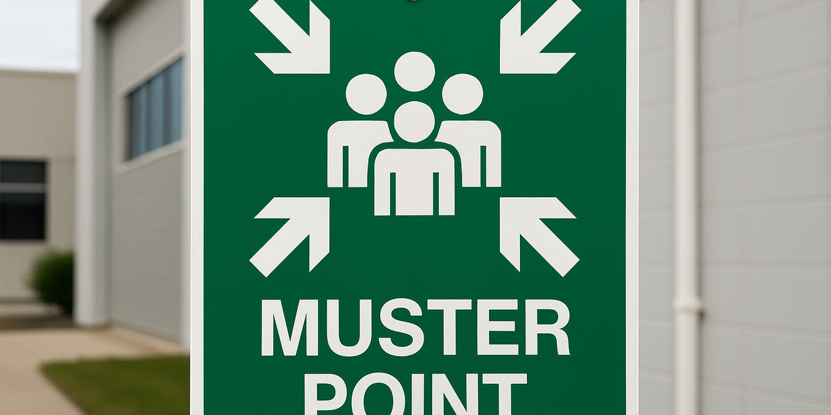 Workplace Safety Made Simple – Muster Point Signs and Symbols ...