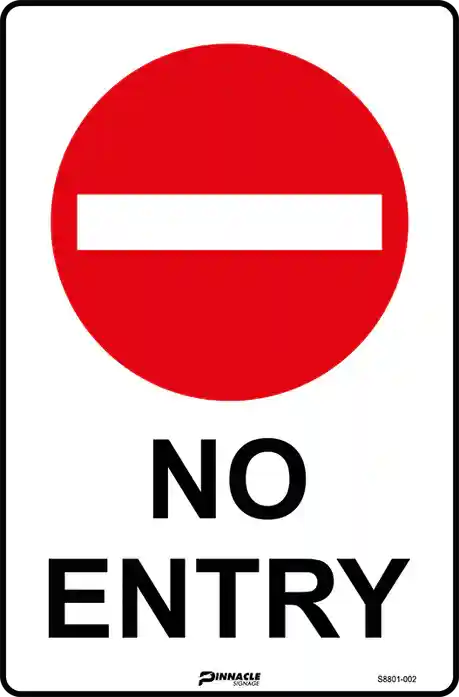 No Entry Sign: Top 3 Types Demystified — Pinnacle Signage
