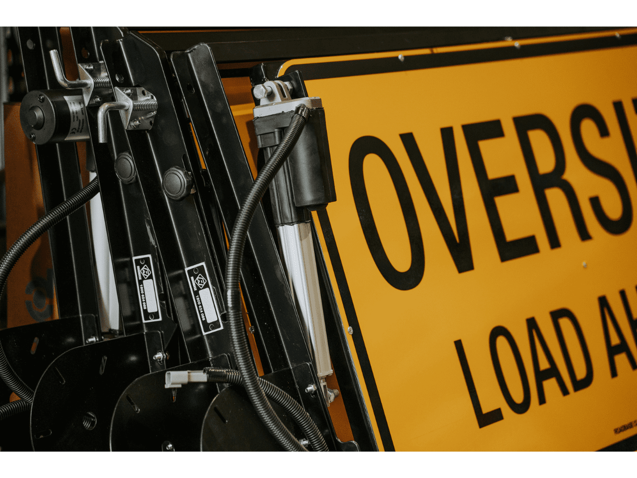 Escort Vehicle Pilot Sign Kit, Oversize Load Ahead, With Upgraded LED ...