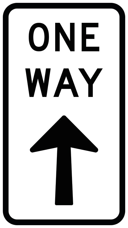 One Way (Arrow) — Pinnacle Signage