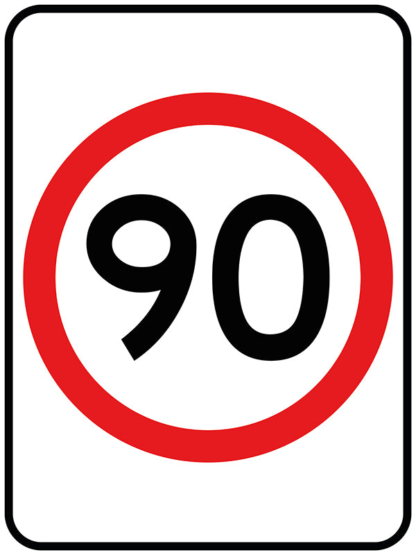 90 Speed Limit — Pinnacle Signage