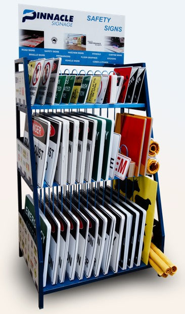 Pinnacle Signage Freestanding Display Unit, Type A (Construction & War
