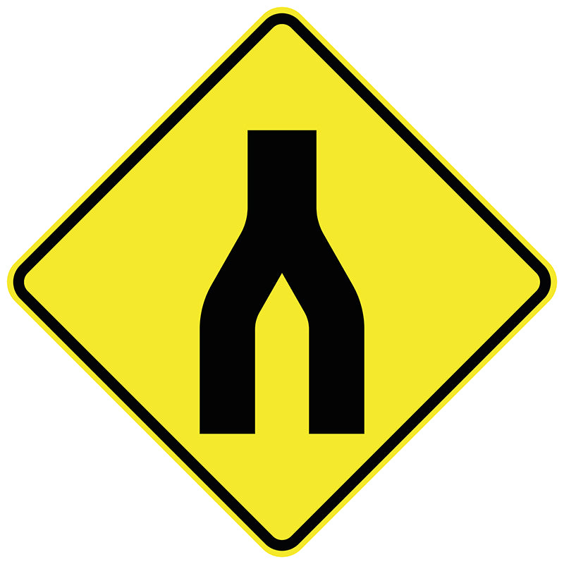 End Divided Road (Symbolic) — Pinnacle Signage