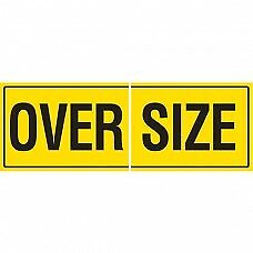 Oversize Sign 600 X 450Mm Two Piece Class 2 Reflective Aluminium ...