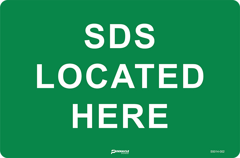 Sds Located Here — Pinnacle Signage