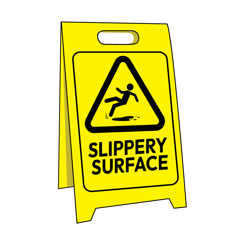 Corflute Sign Stand, Slippery Surface, 500 x 300mm — Pinnacle Signage