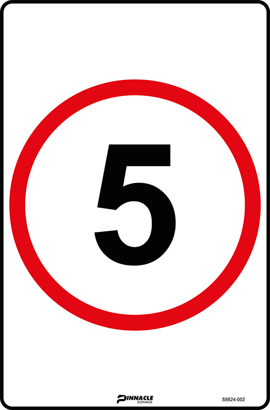 5Km/H Roundel — Pinnacle Signage