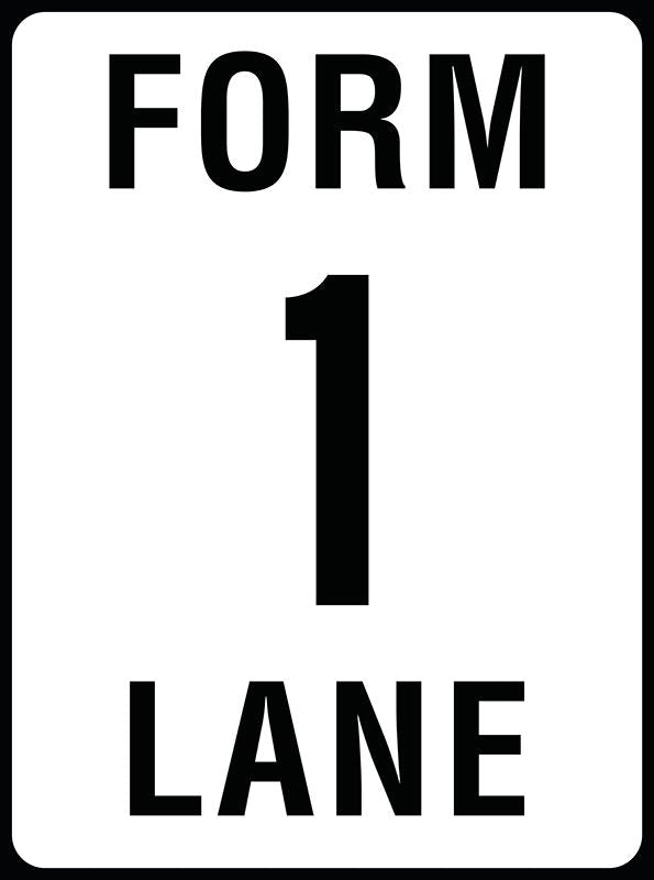 Form 1 Lane — Pinnacle Signage